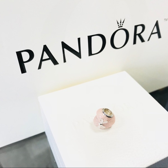Pandora | Jewelry | Authentic Pandora Pink Bow Lace Heart New | Poshmark